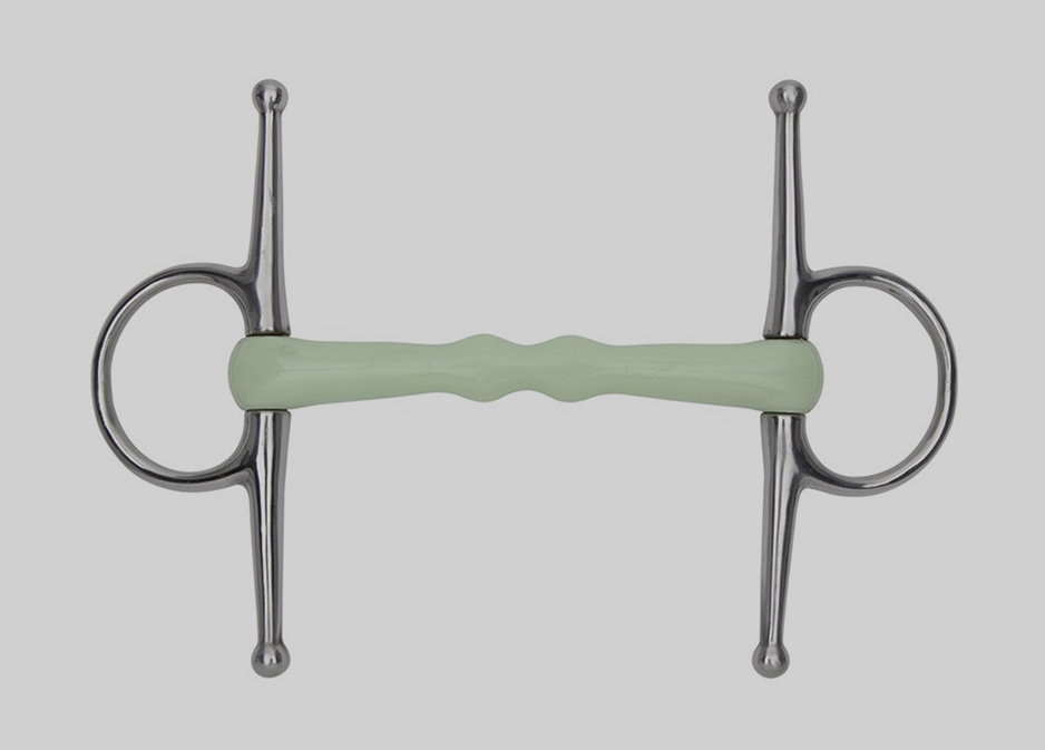 plastic mullen full cheek snaffle bit | Naturally Gaited